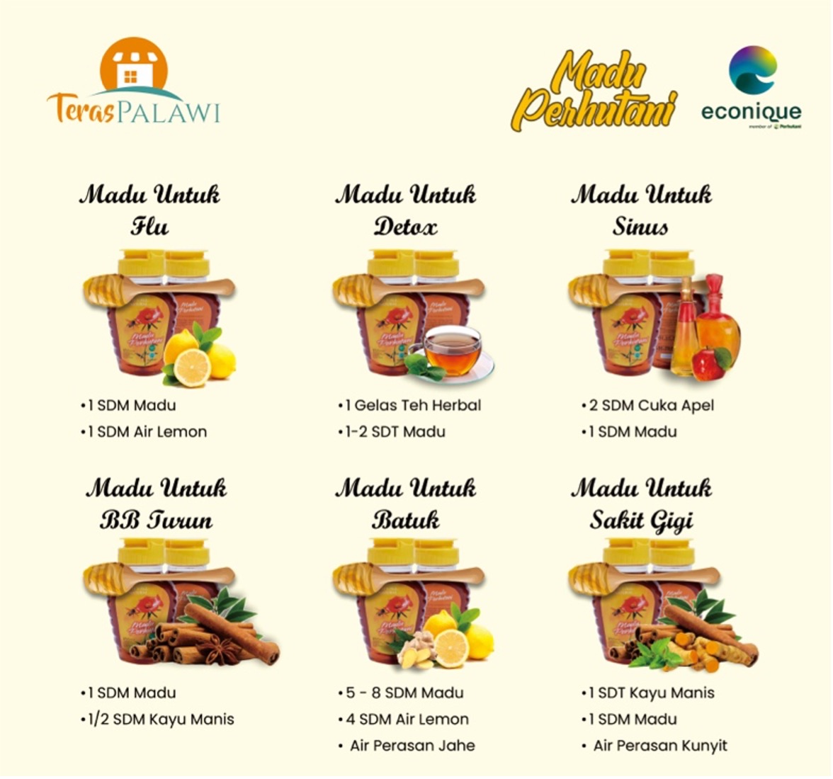 Manfaat Mengkonsumsi Madu di Bulan Puasa – Econique PT Perhutani Alam ...