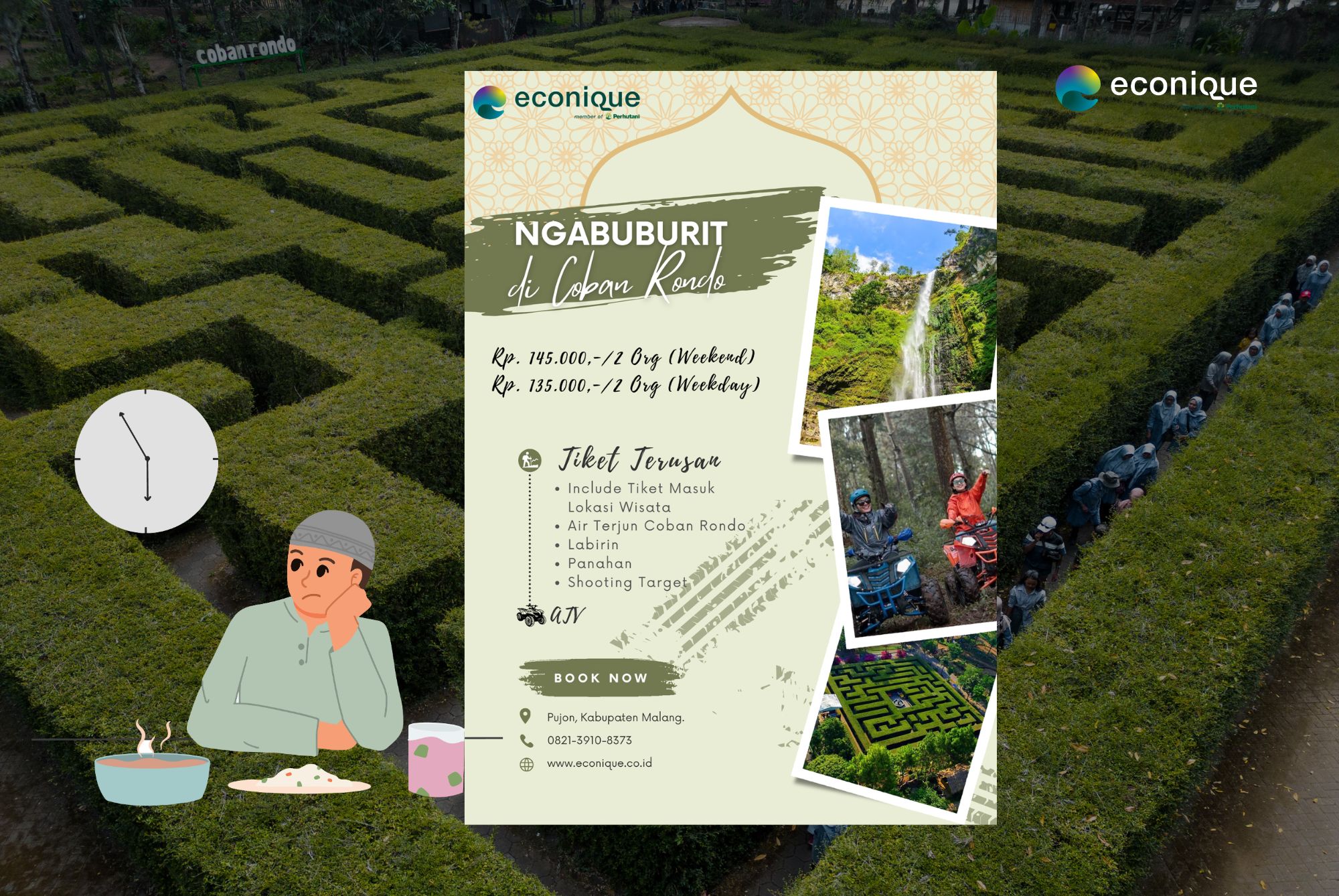 Rahasia Ngabuburit Seru di Coban Rondo yang Bikin Menunggu Waktu ...